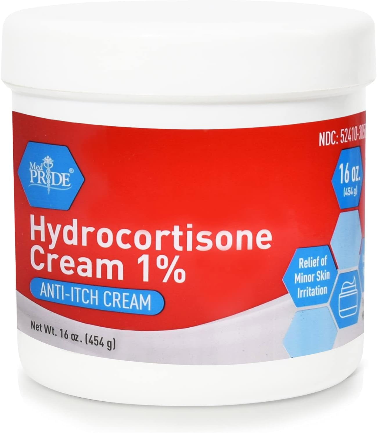 MEDPRIDE Hydrocortisone 1% Cream - Topical Intensive Healing Formula ...