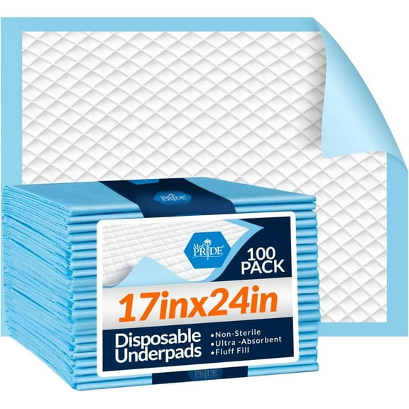 Chucks Pads Disposable Underpads 23x36 | [50 Pack] Heavy Absorption ...