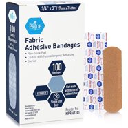 Medline Curad Food Service Adhesive Bandages, 1" x 3", Blue, 100 Ct ...