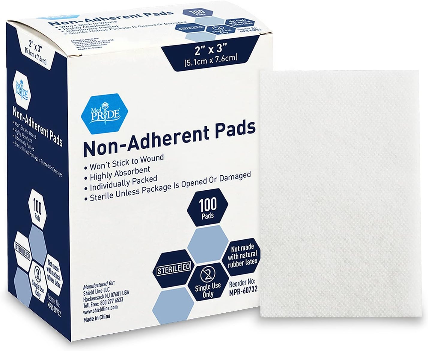 Adaptic Non Adherent Dressing 3 X 3 Inch Sterile, 2012 - EACH - Walmart.com
