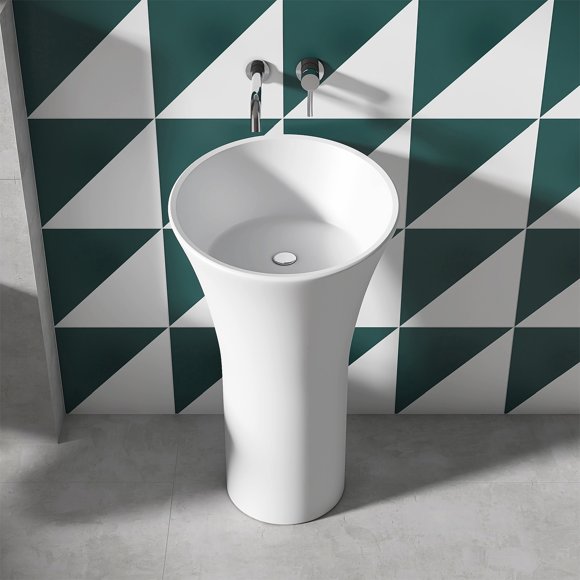 Wash Basin With Pedestal