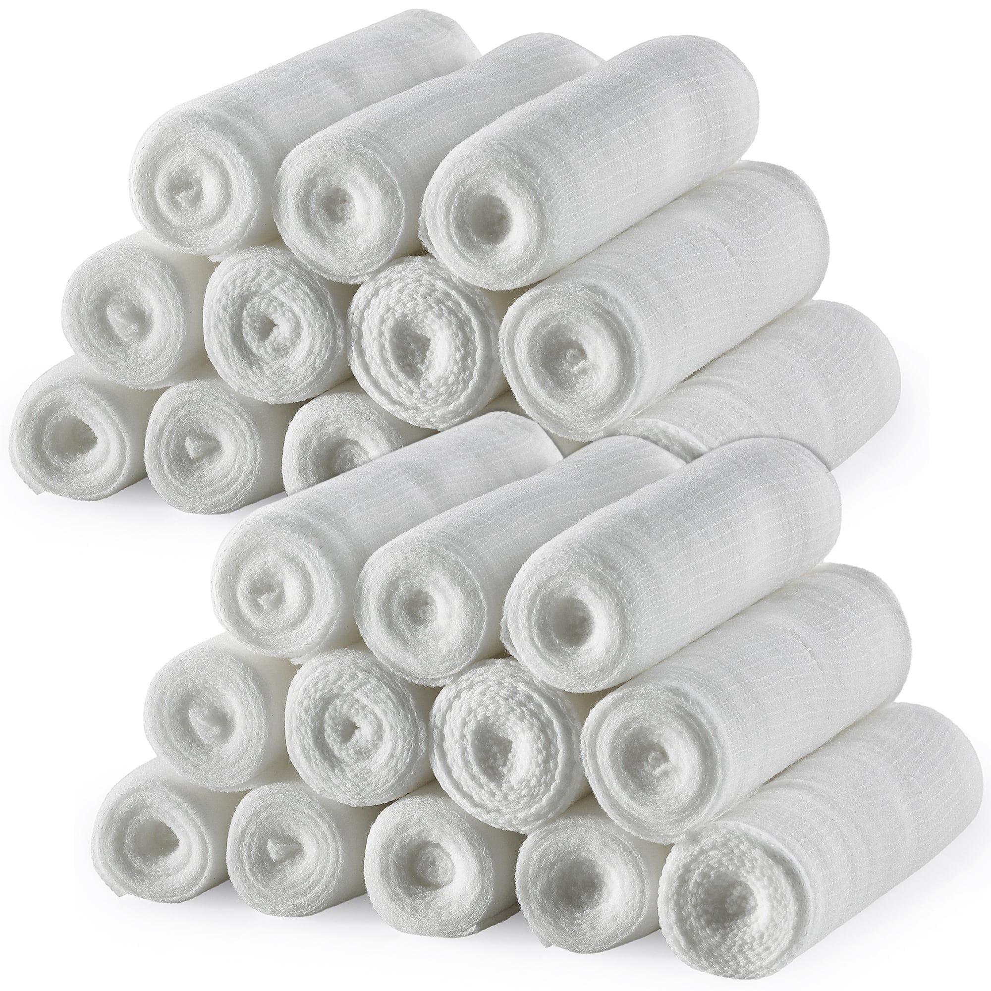 MEDca Flexible First Aid Gauze, Pack of 24, 4" x 4 Yards, 24 Count ...