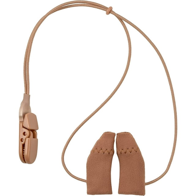 MEDca Hearing Aid Protectors Clip Corded Fabric Cover with BTE, Tan ...