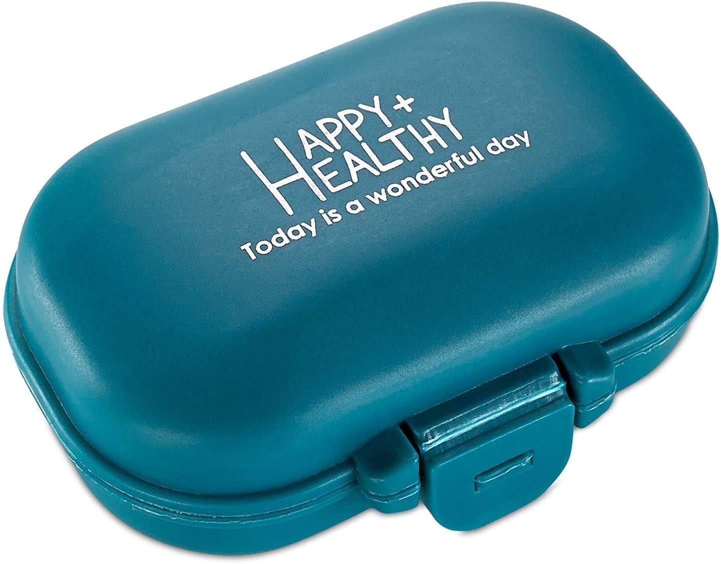 MEDca Pill Organizer Box, 4 Compartment Travel Case, Holds 25 Pills ...