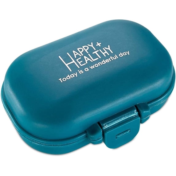 MEDca Pill Organizer Box, 4 Compartment Travel Case, Holds 25 Pills ...