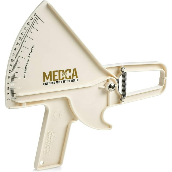 MEDca Pro Body Skin White Caliper Handheld BMI Unisex Measuring Tool ...