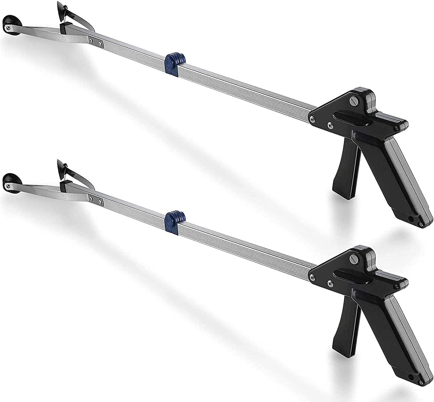 MEDca 2-P/K Extra Long 32 Inch Reacher Grabber Tool, Aluminum & Plastic ...