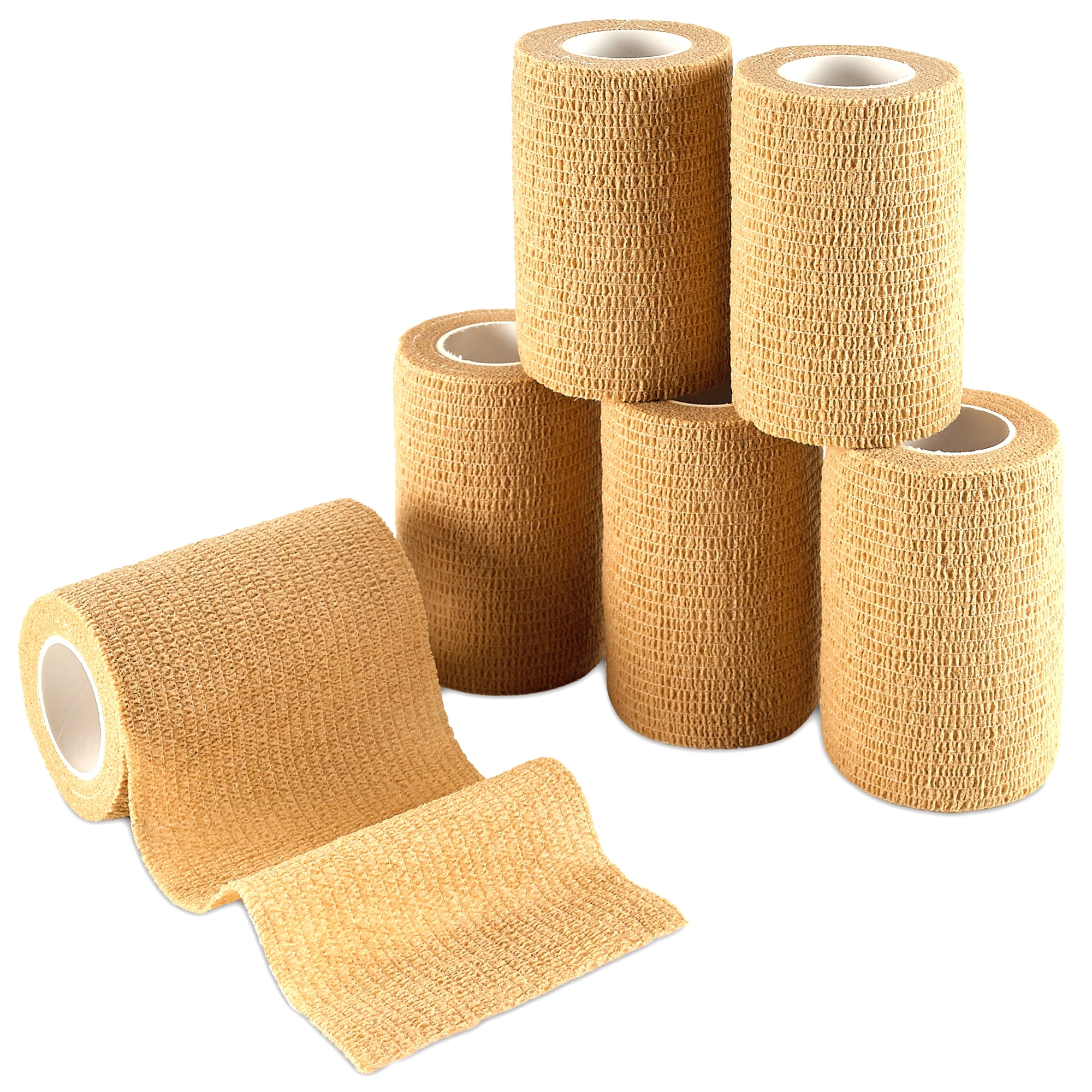 MEDca Self-Adhesive Bandages - 6 Pack (3" x 5 Yards) | Athletic Tape ...