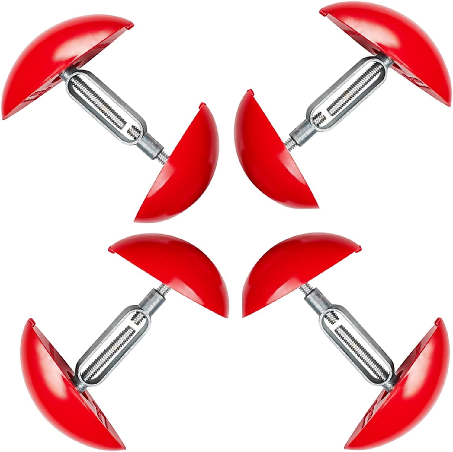 MEDca Shoe Stretcher Total of 4 Plastic Stretchers, 2 Pairs, Red ...