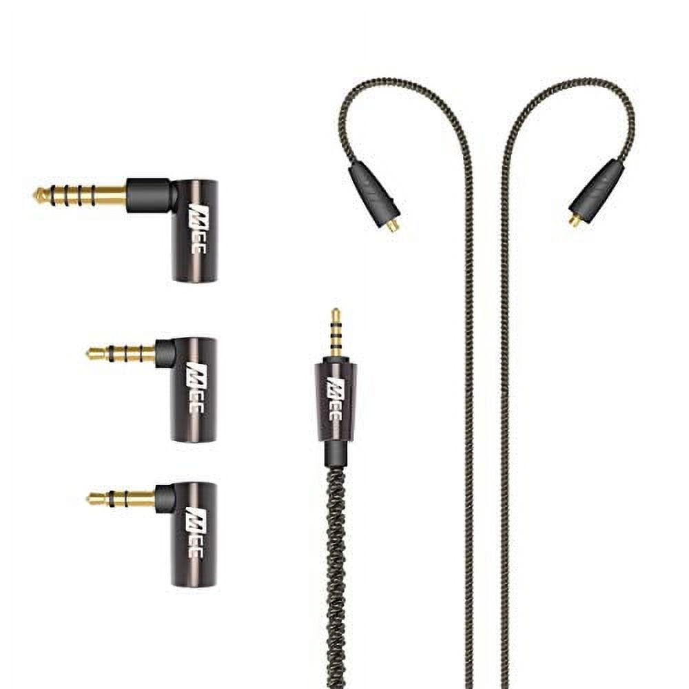 MEE audio Universal MMCX 2.5mm Balanced Audio Cable with 3.5mm Balanced ...
