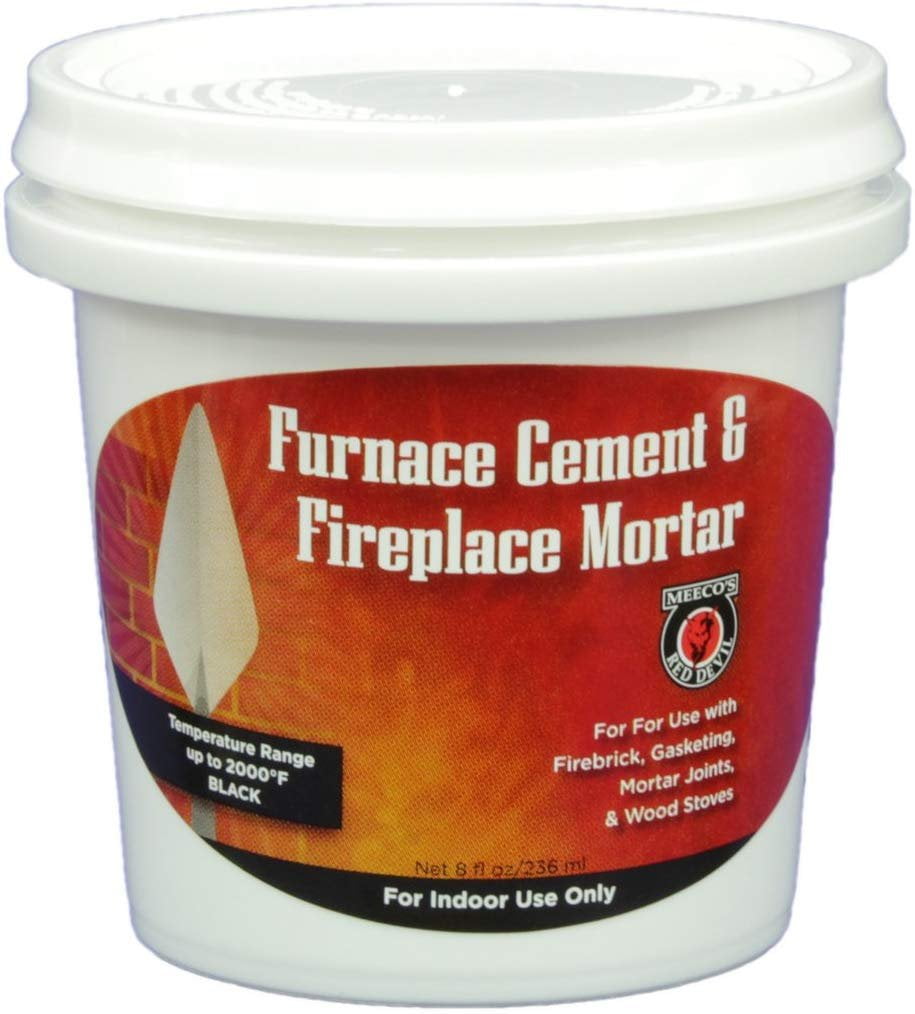 MEECO'S RED DEVIL High Temperature Silicate Cement, 2000Â°F Heat ...