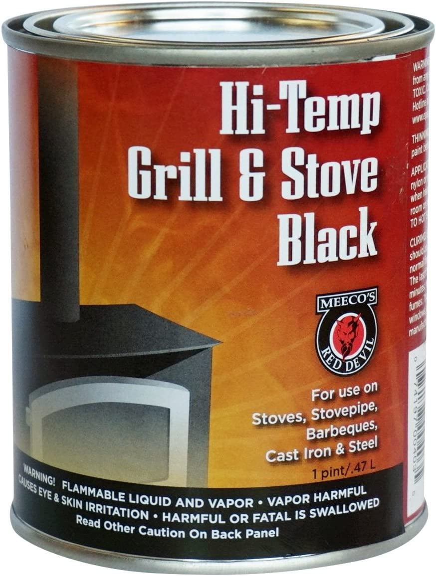 MEECO'S RED DEVIL 16 oz Grill & Stove High Heat Enamel - Walmart.com