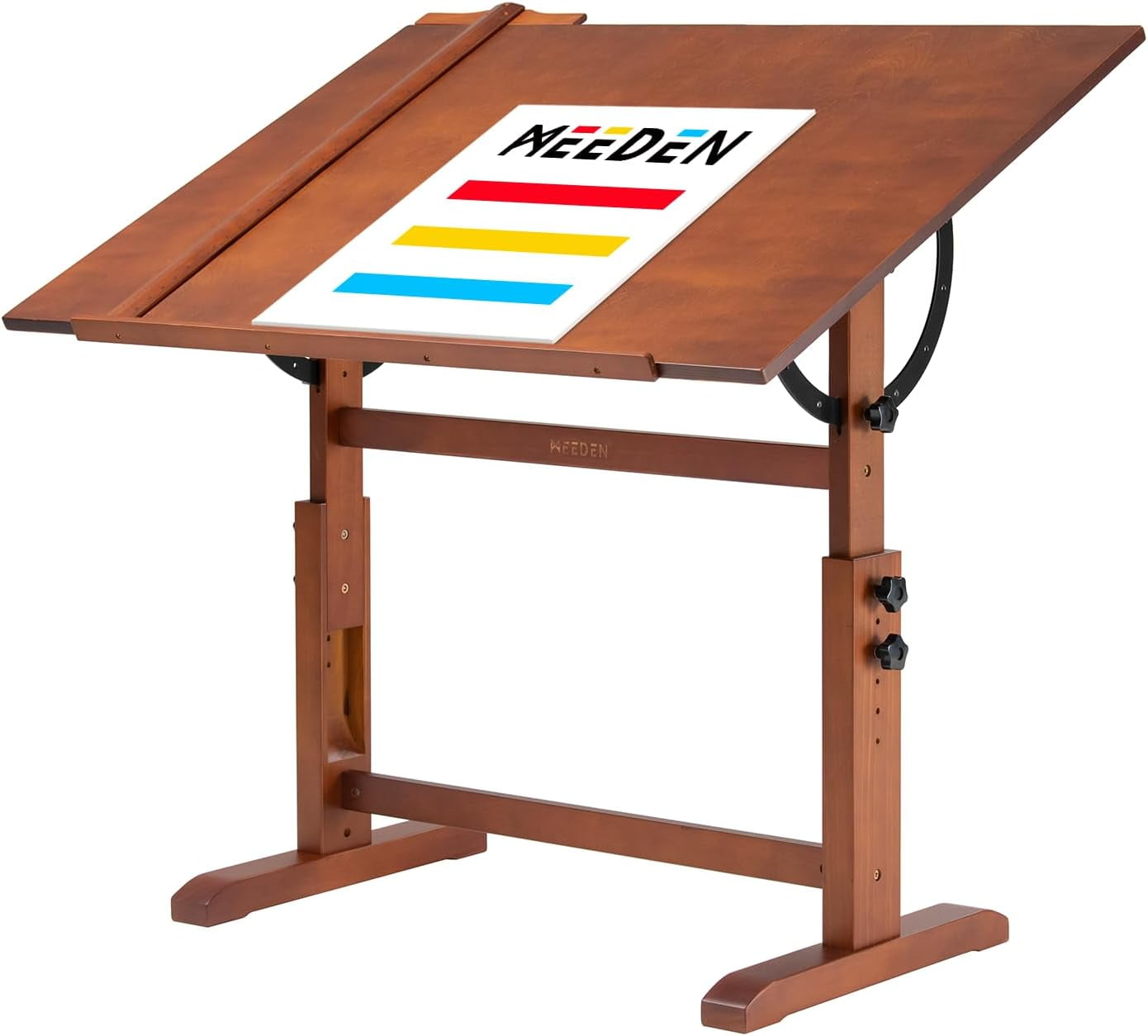 MEEDEN Extra-Large Wood Drafting Table: 42" x 30" Artist Drawing Desk ...