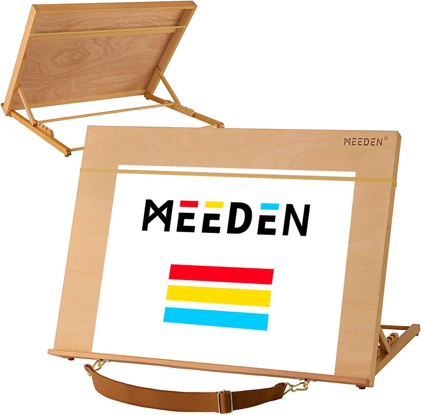 MEEDEN Large Studio Artist Drawing & Sketching Board, Adjustable ...