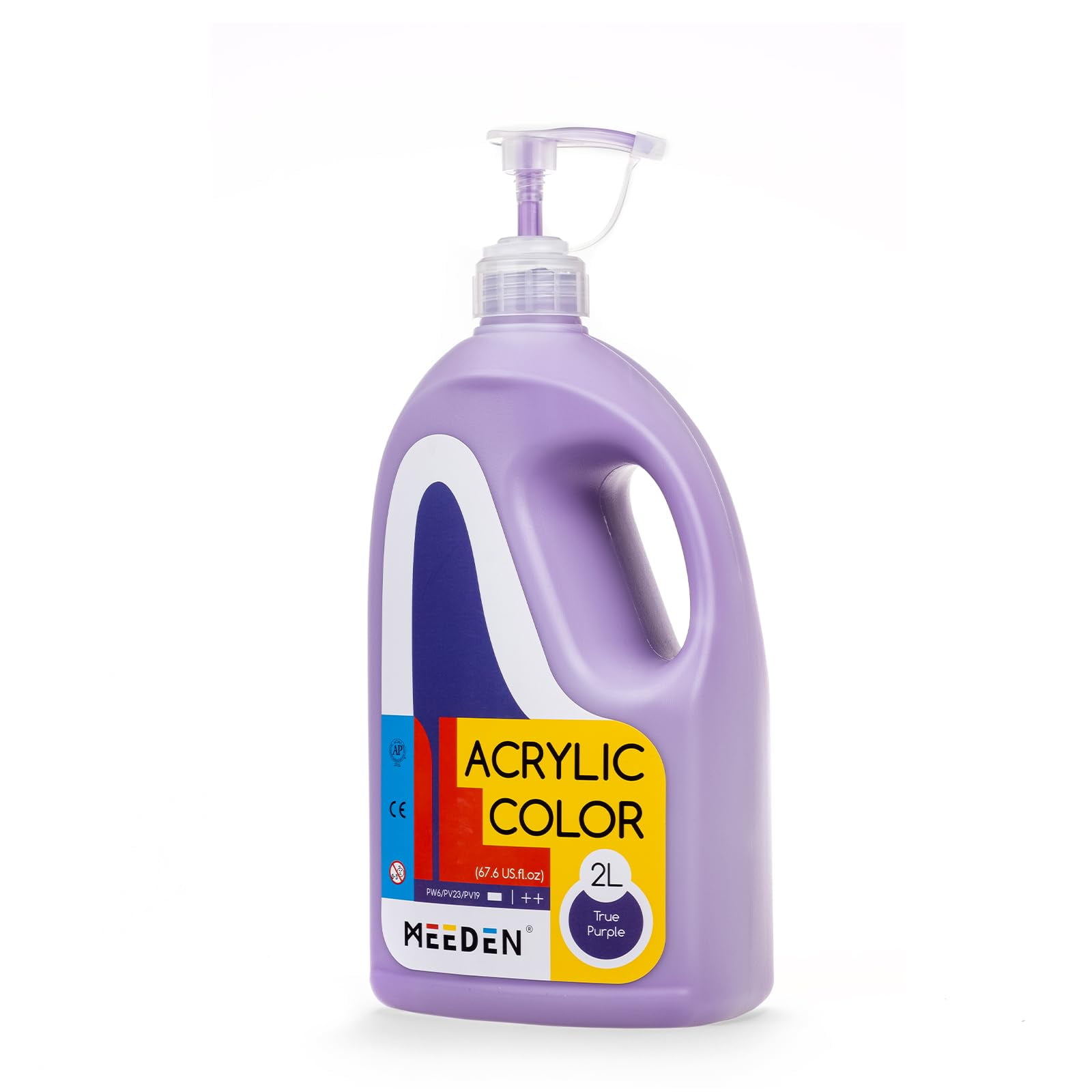 MEEDEN Purple Acrylic Paint, 1/2 Gallon Heavy Body Acrylic Paint ...