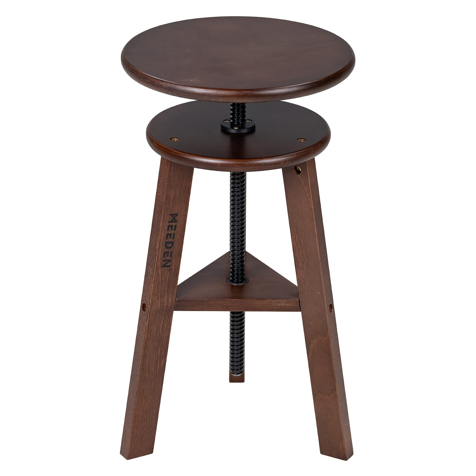 MEEDEN Adjustable Wooden Drafting Stool, German Beech Wood, 220 Lbs ...