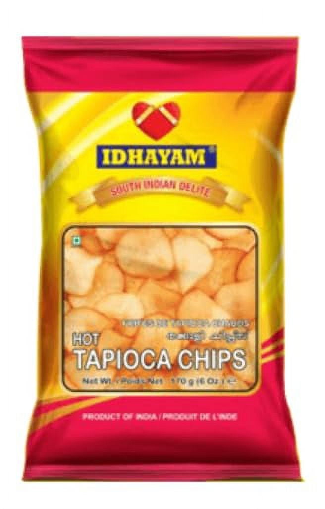 MEENAKSHI OVERSEAS LLC IDHAYAM IRF13 HOT TAPIOCA CHIPS SOUTH INDIAN DELITE SAVOURIES & SNACKS ...