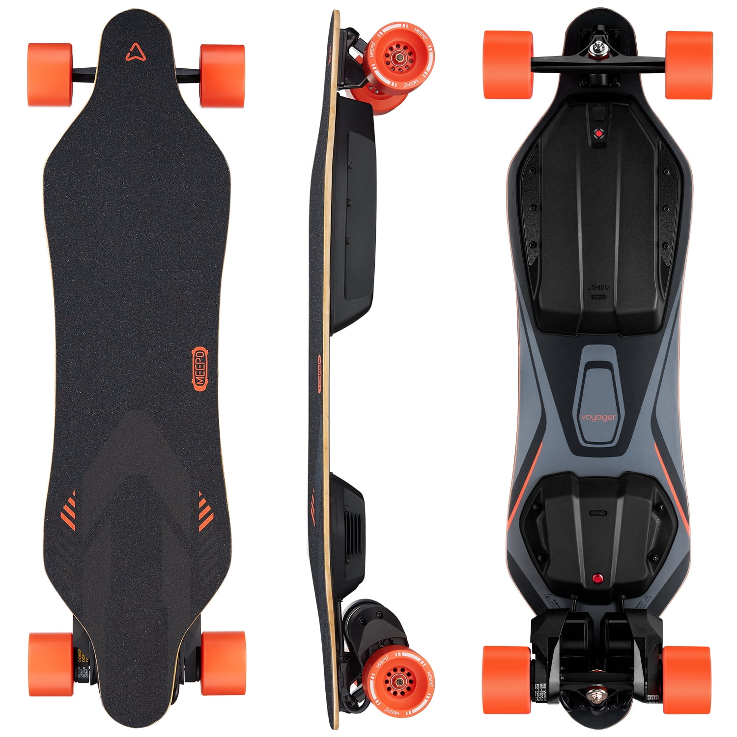 MEEPO Electric Longboard Skateboard with Remote for Adults, 31 MPH Top ...
