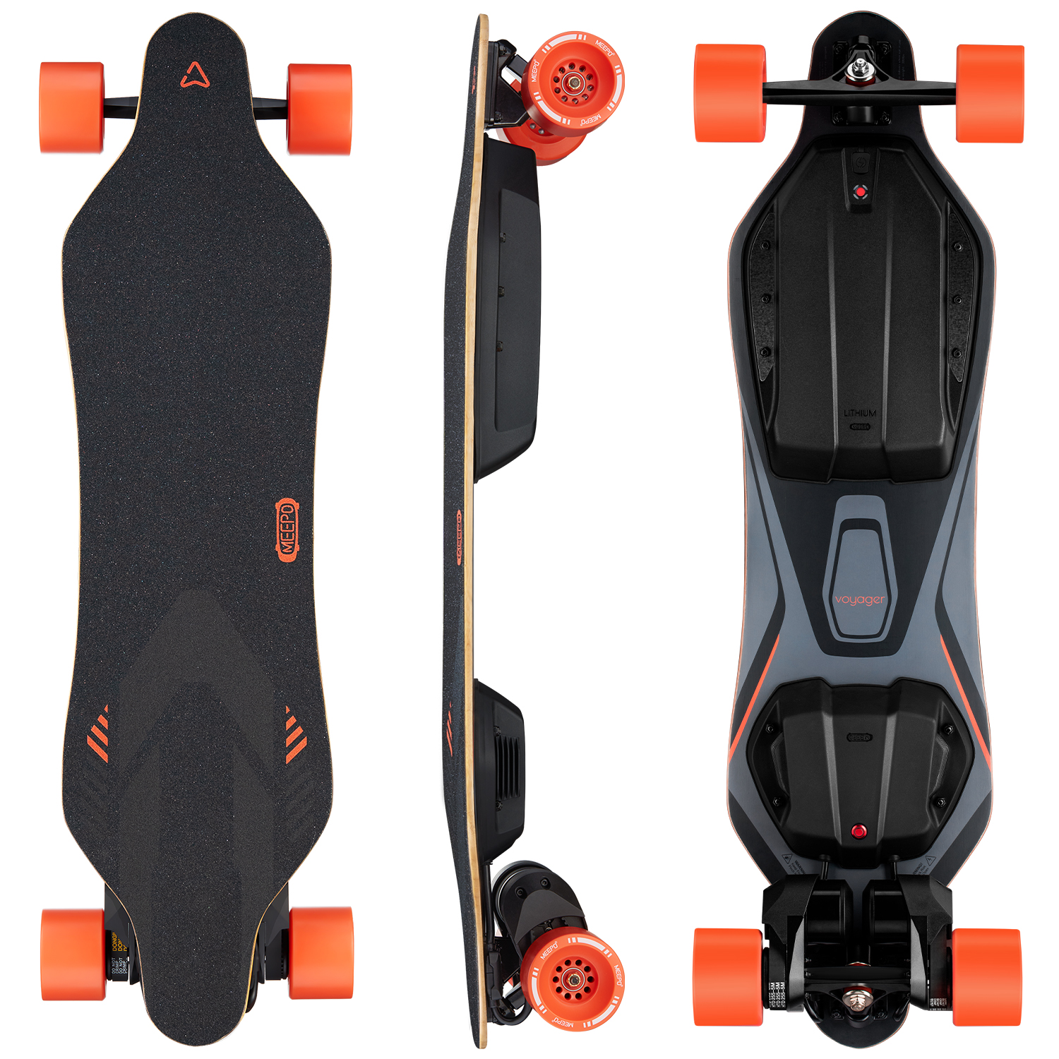 MEEPO Electric Longboard Skateboard with Remote for Adults, 31 MPH Top ...