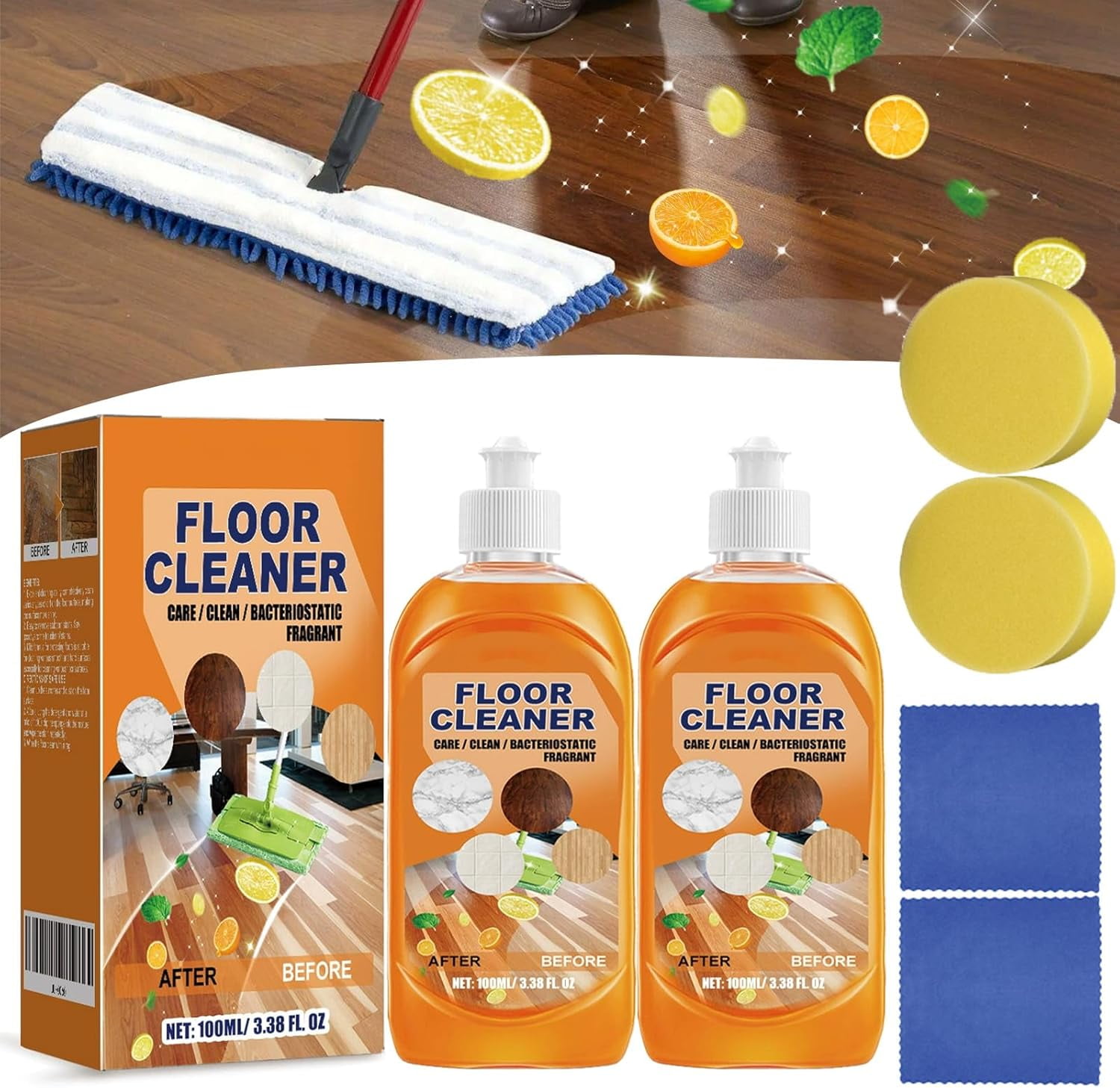 MEETITSNEEDS Multi-Purpose Floor Cleaner, 2025 New Powerful Floor ...