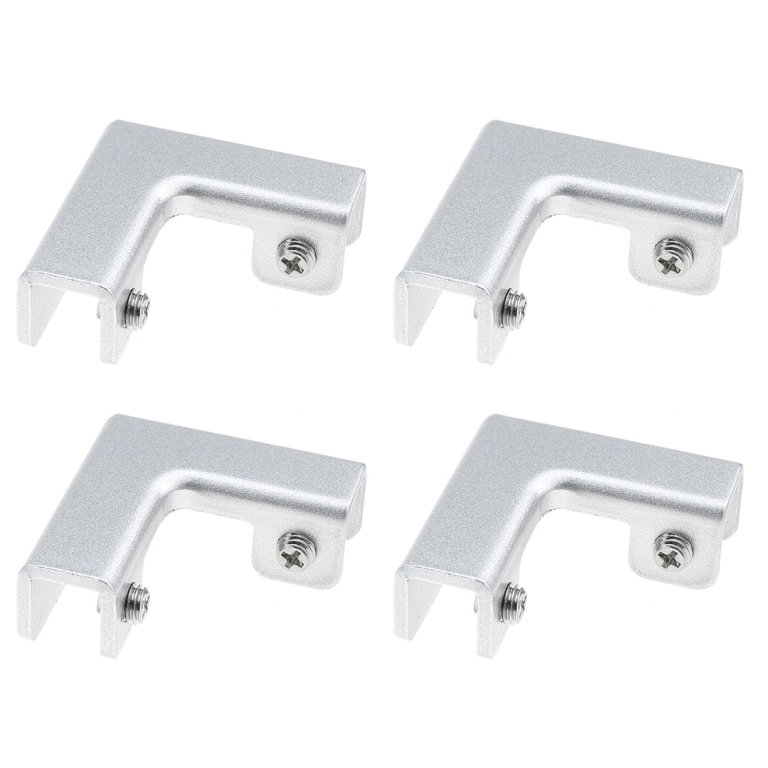 MEETOOT 4PCS 50MM/1.97inch Aluminium Edgeless Clip Fixer Glass Cube ...