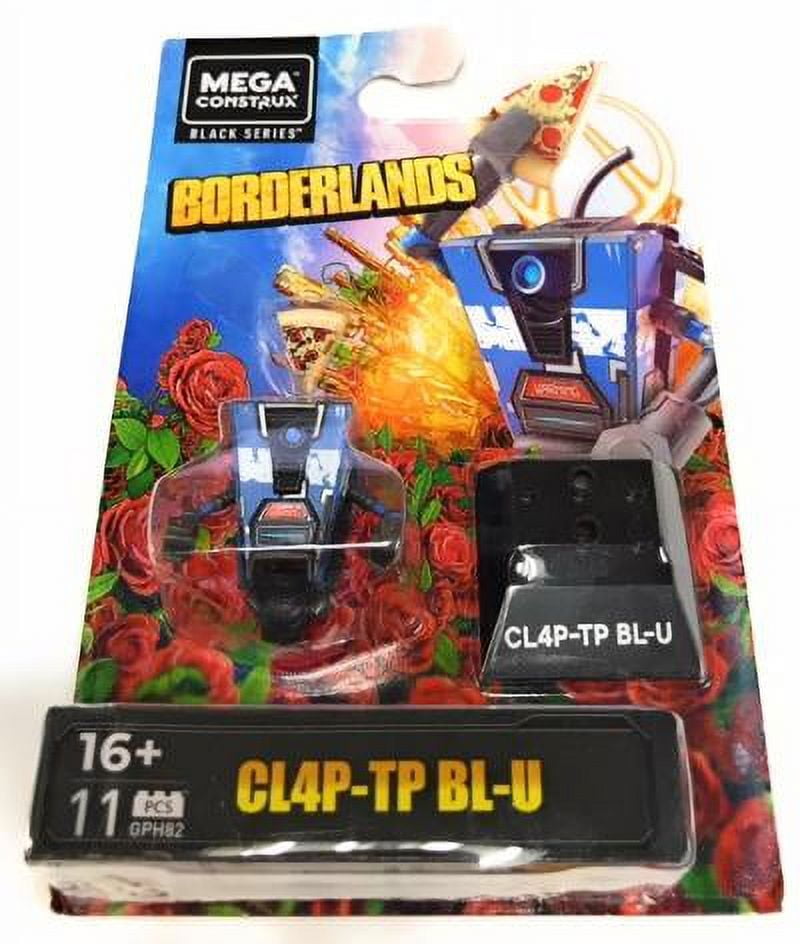 MEGA Black Series MCX Heroes Borderlands CL4P-TP BL-U Micro Action ...