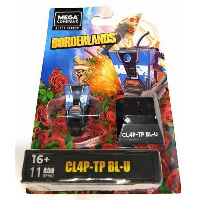 MEGA Black Series MCX Heroes Borderlands CL4P-TP BL-U Micro Action ...