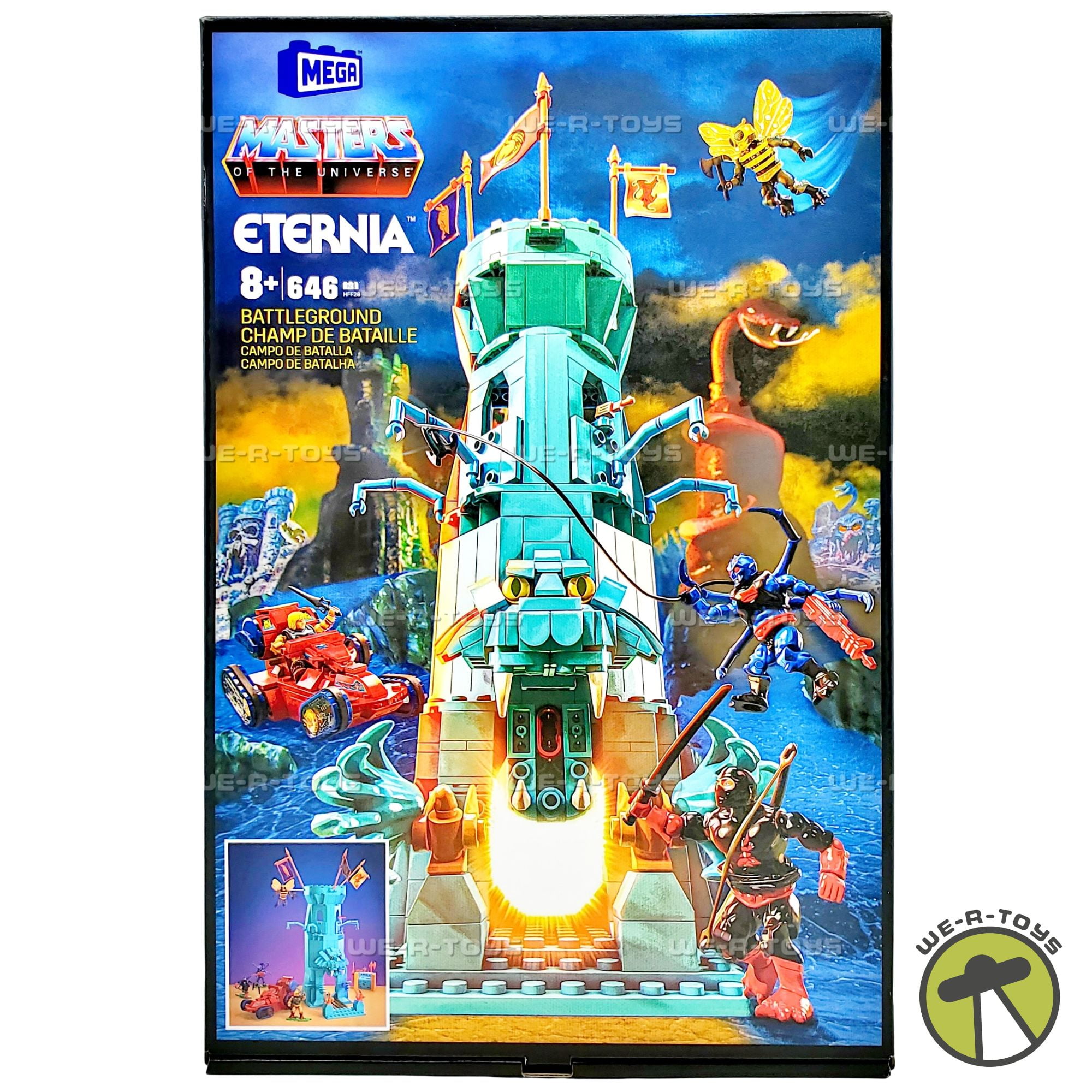 MEGA Masters of The Universe Eternia Battleground Building Set Mattel HFF28 - Walmart.com