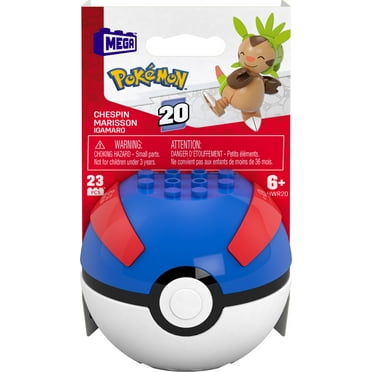 MEGA Pokemon Fuecoco Building Toy Kit, Poseable Action Figure with Poke Ball (19 Pieces) for ...