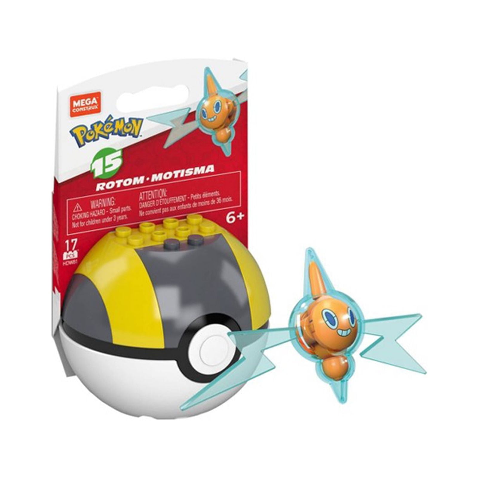 MEGA Pokemon Rotom Construction Set, Building Toys for Kids - Walmart.com