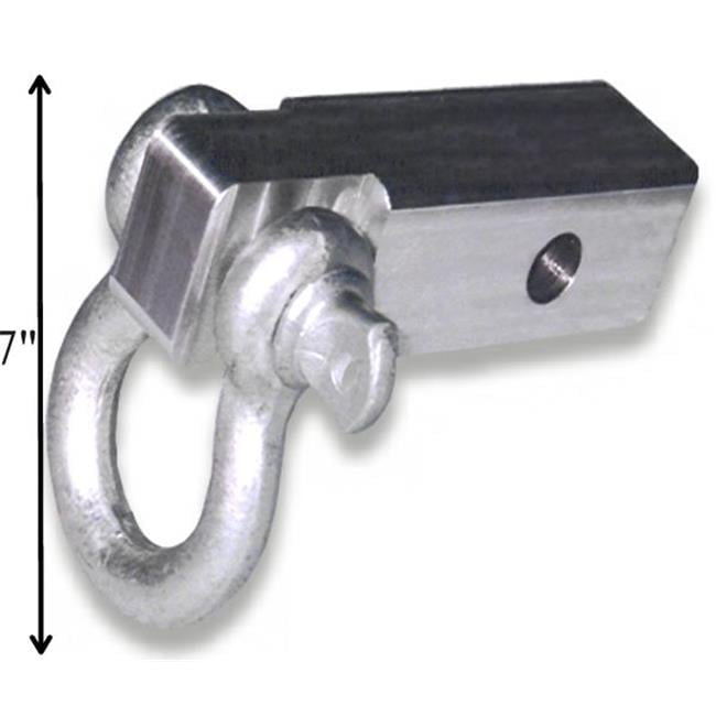 MEGA SHACKLE BRACKET (steel) + LOCKABLE PIN (with 1 inch MEGA D-shackle ...
