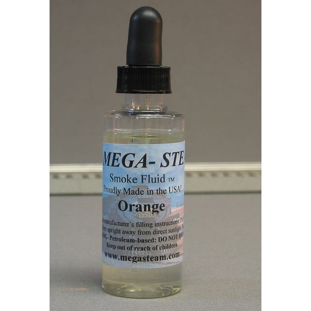 MEGA-STEAM Orange Scented Liquid Smoke Fluid - Walmart Business Supplies