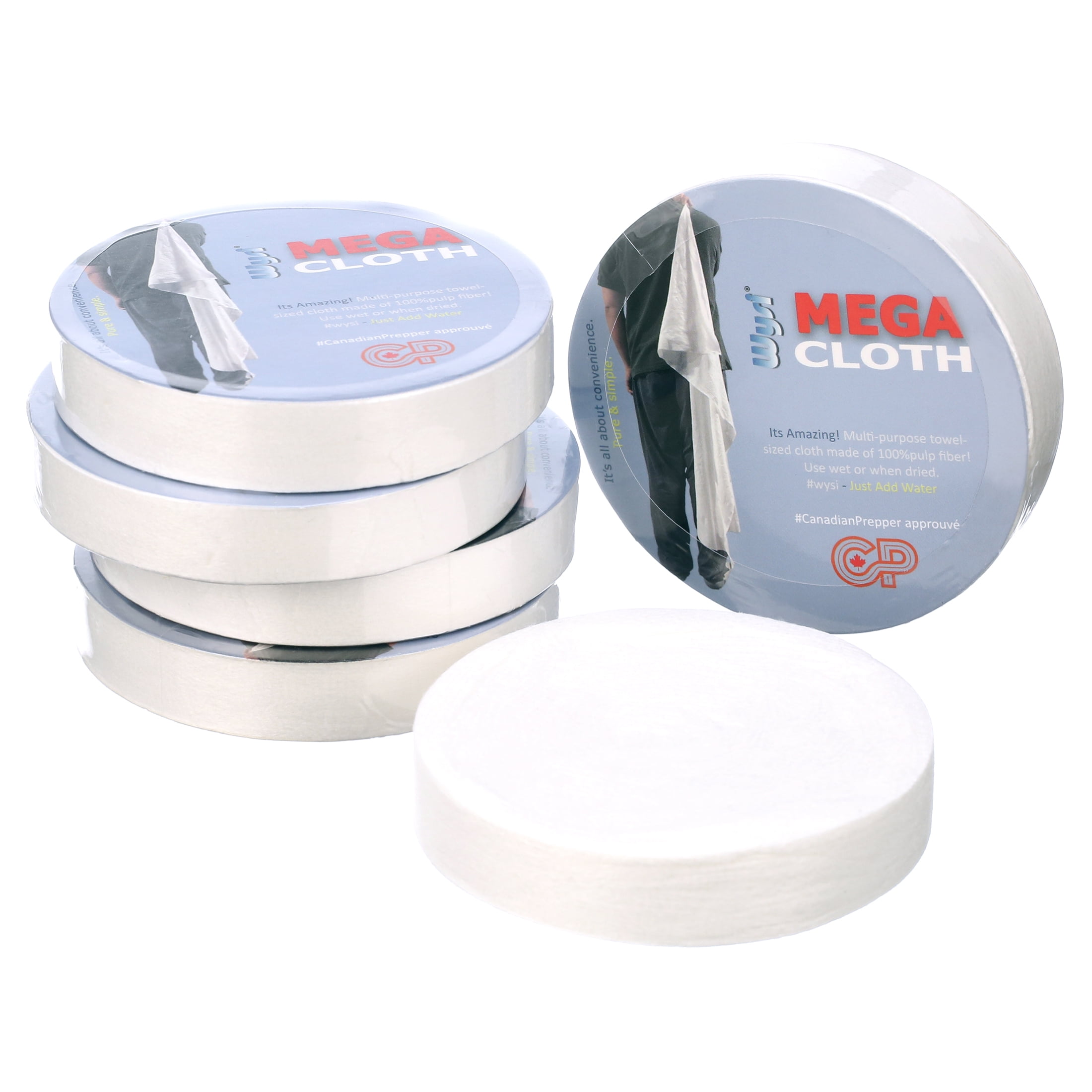 MEGA WYSI 22x48”, Individually Wrapped, Compressed, Just Add Water ...