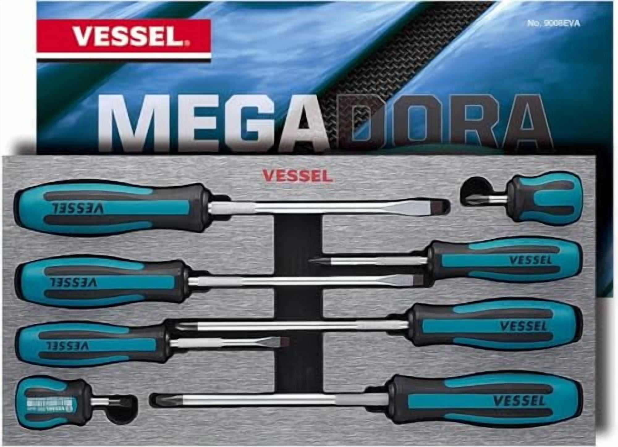 MEGADORA Screwdriver Set 8pcs. 9008EVA (EVA foam set) - Walmart.com