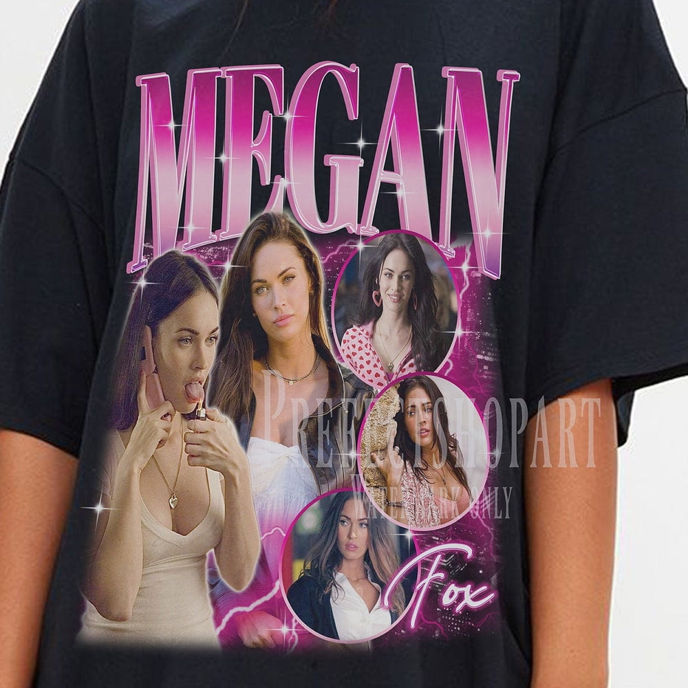 MEGAN FOX Vintage Shirt, Megan Denise Fox Homage Tshirt, Megan Fox Fan ...