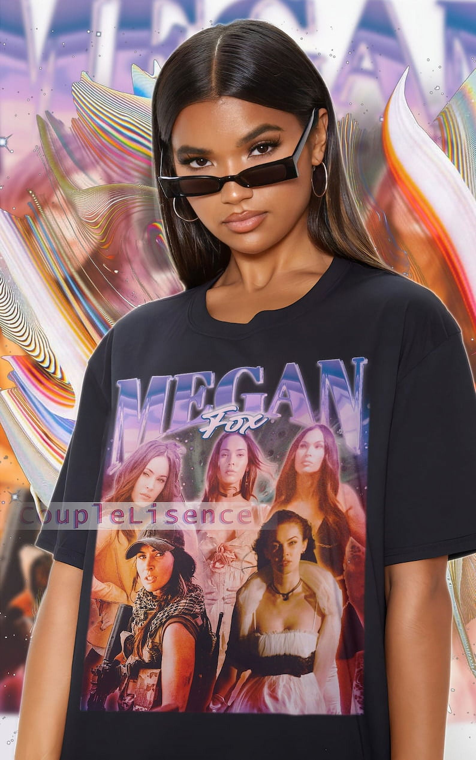 MEGAN FOX Vintage Shirt | Megan Fox Homage Tshirt | Megan Fox Fan Tees ...