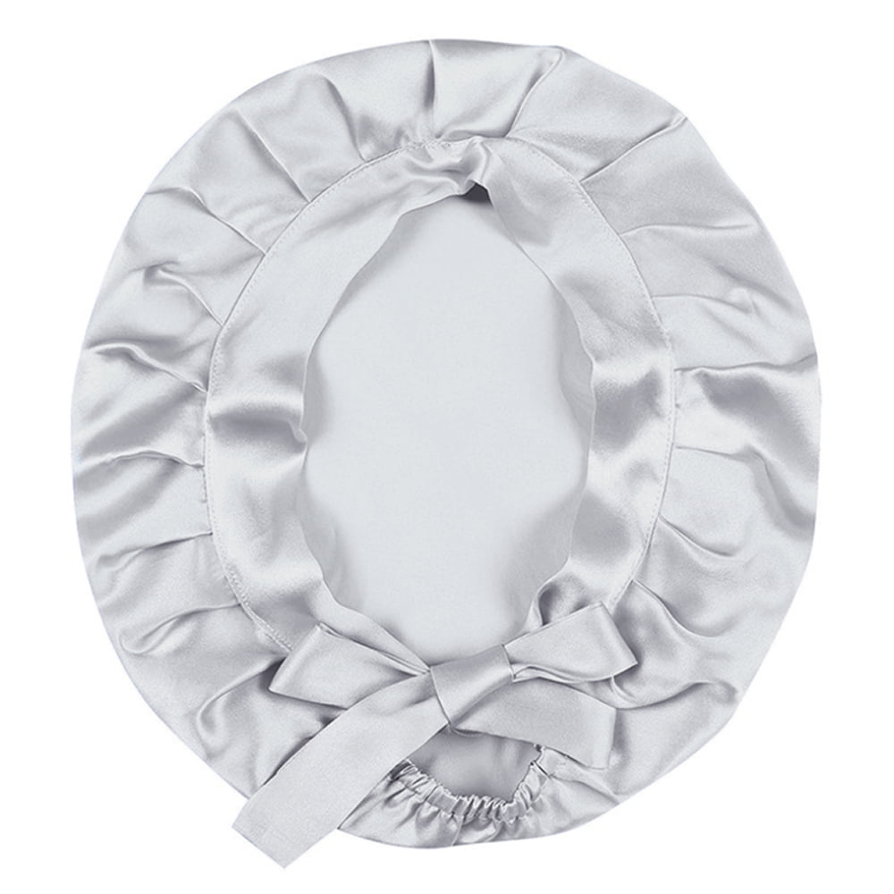 MEGICOT Adjustable 100% Mulberry Silk Sleep Cap for Women & Girls ...