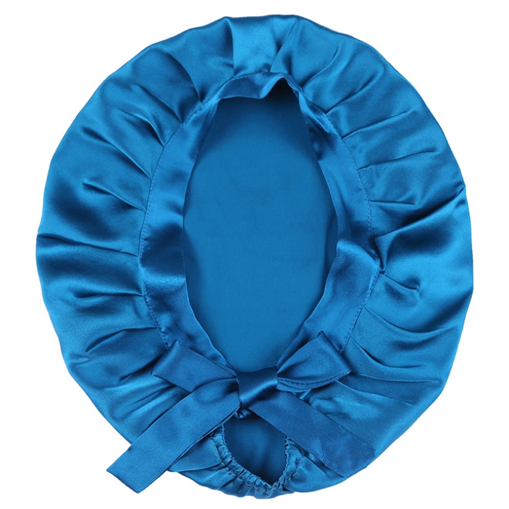 MEGICOT Adjustable 100% Mulberry Silk Sleep Cap for Women & Girls ...