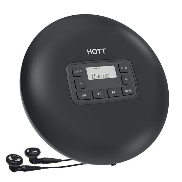 MEGICOT Portable CD Player with Backlight, Memory Feature, Anti-Skip ...
