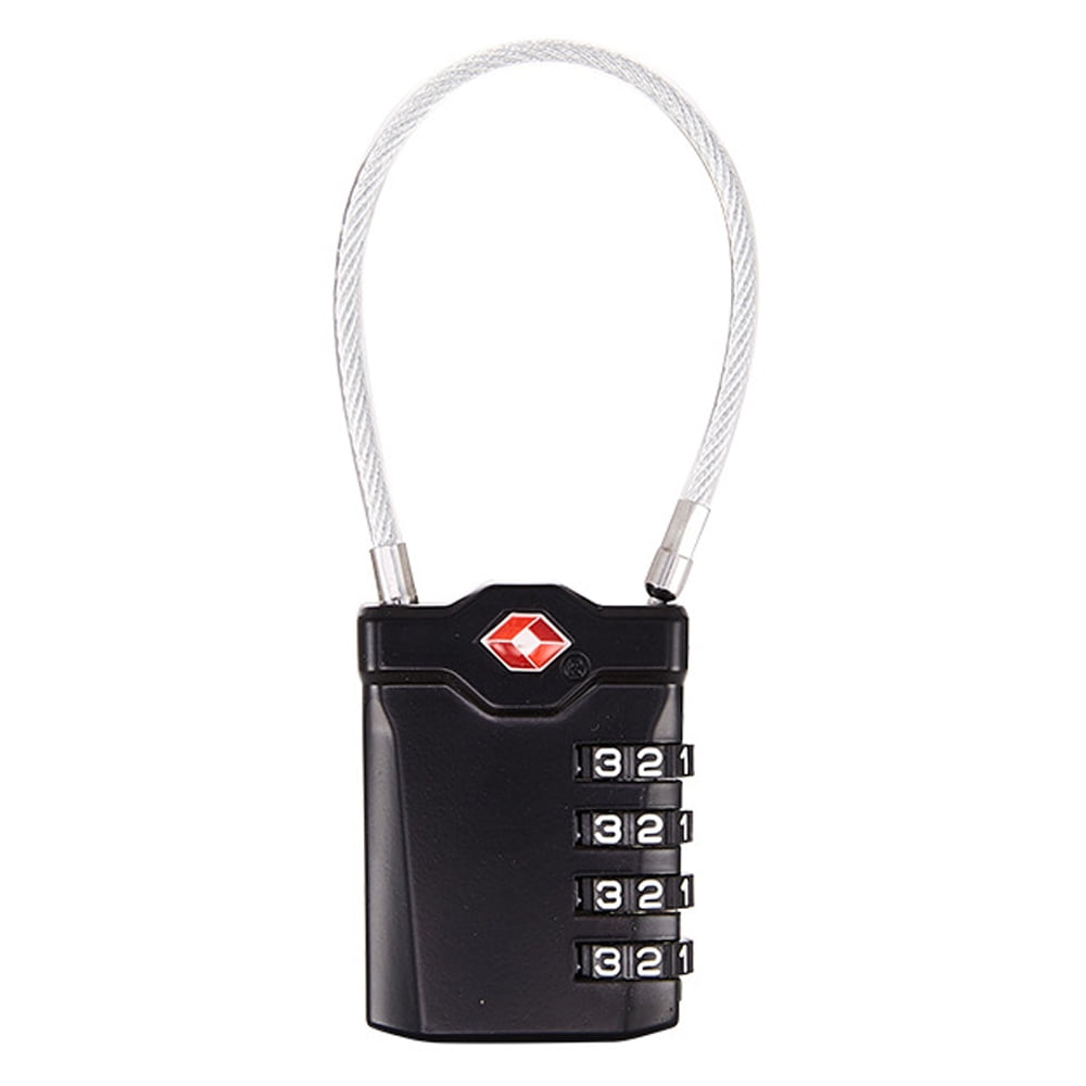 MEGICOT TSA Cable Lock for Luggage, 3 Digit Combination Padlock for ...