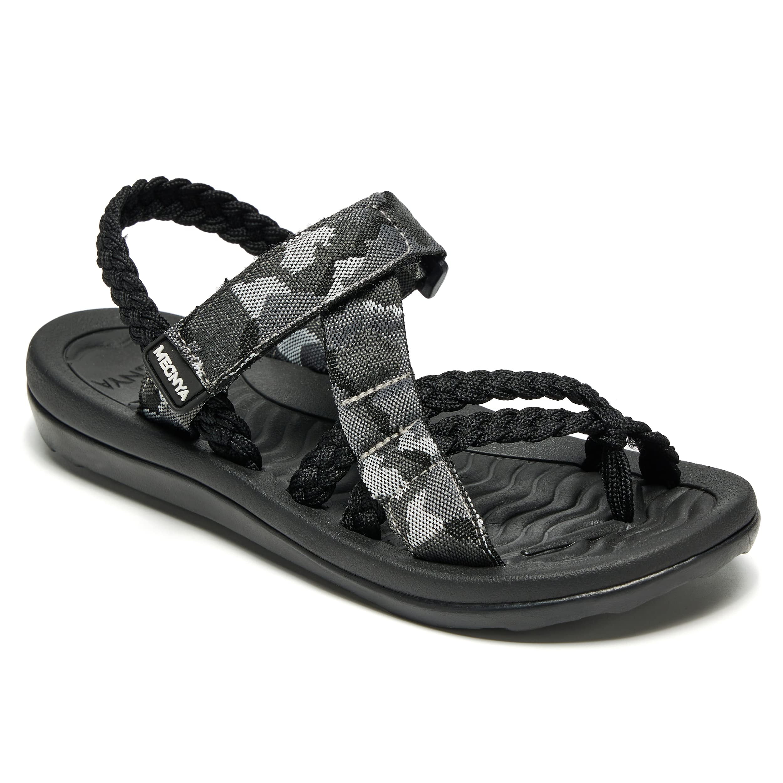 MEGNYA Hiking Sandals for Women, Comfortable Walking Flip Flop Sandals ...