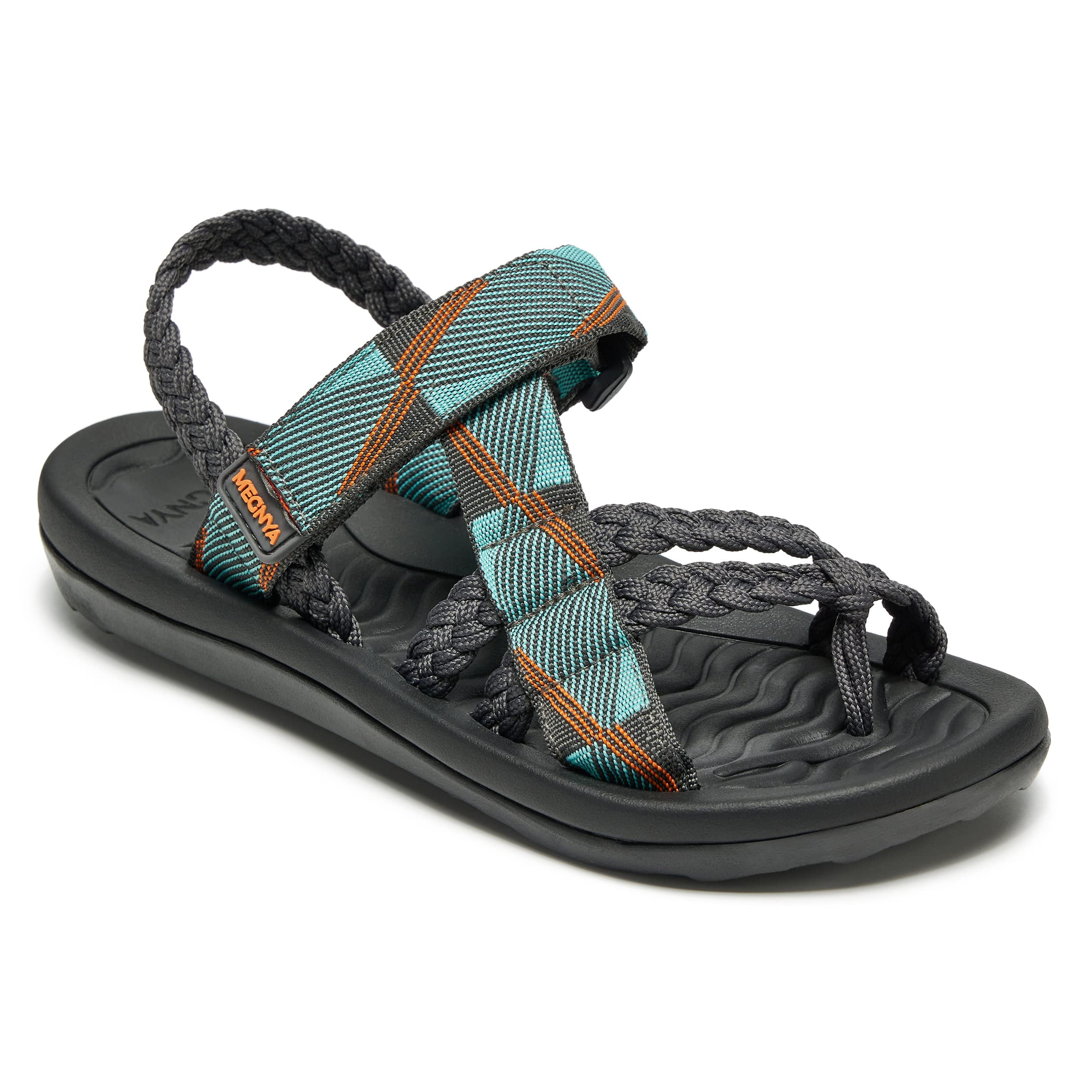 MEGNYA Hiking Sandals for Women, Comfortable Walking Flip Flop Sandals ...