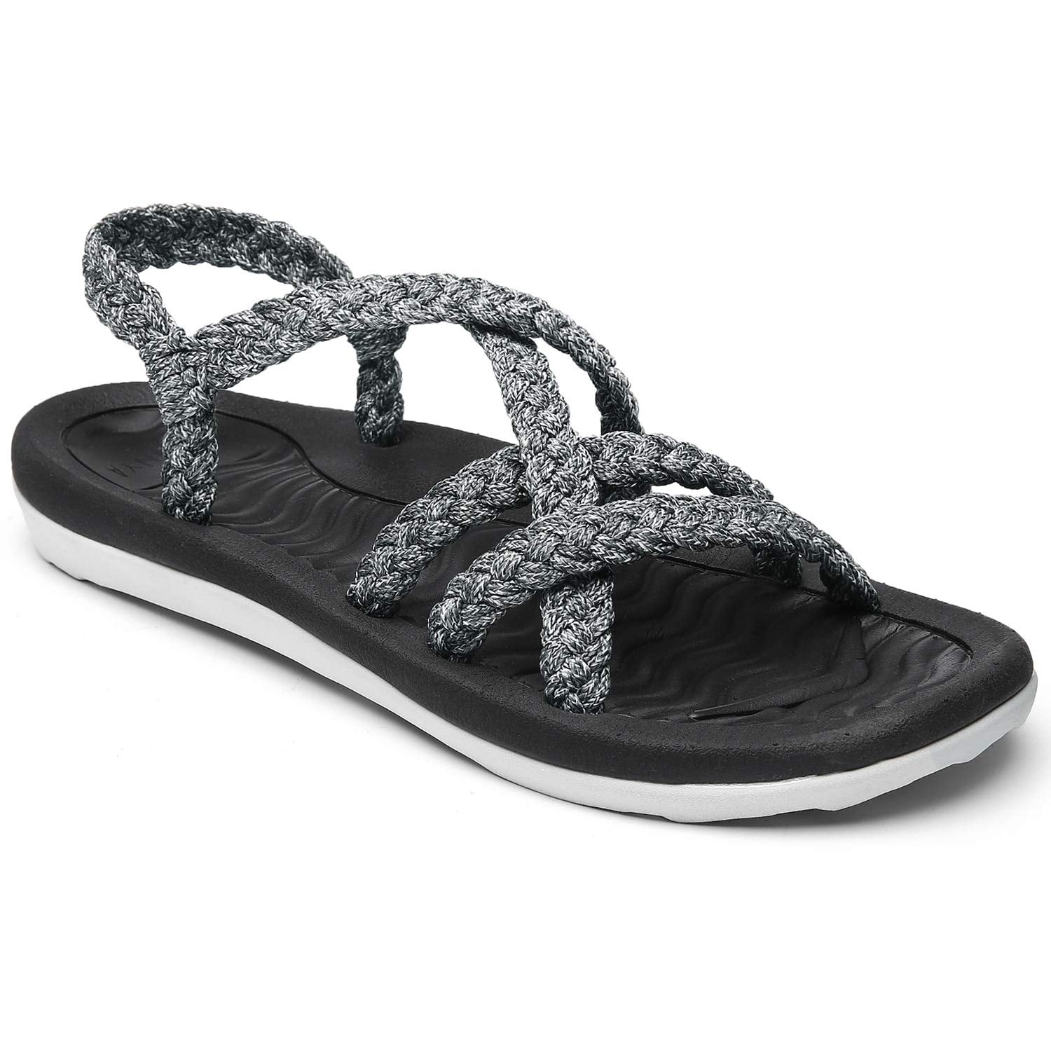 MEGNYA Women's Comfortable Walking Sandals with Arch Support, Athletic ...