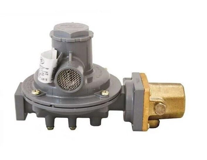 MEGR-1232-HFFXA POL x 3/4" FPT Compact Twin Stage Propane Regulator ...
