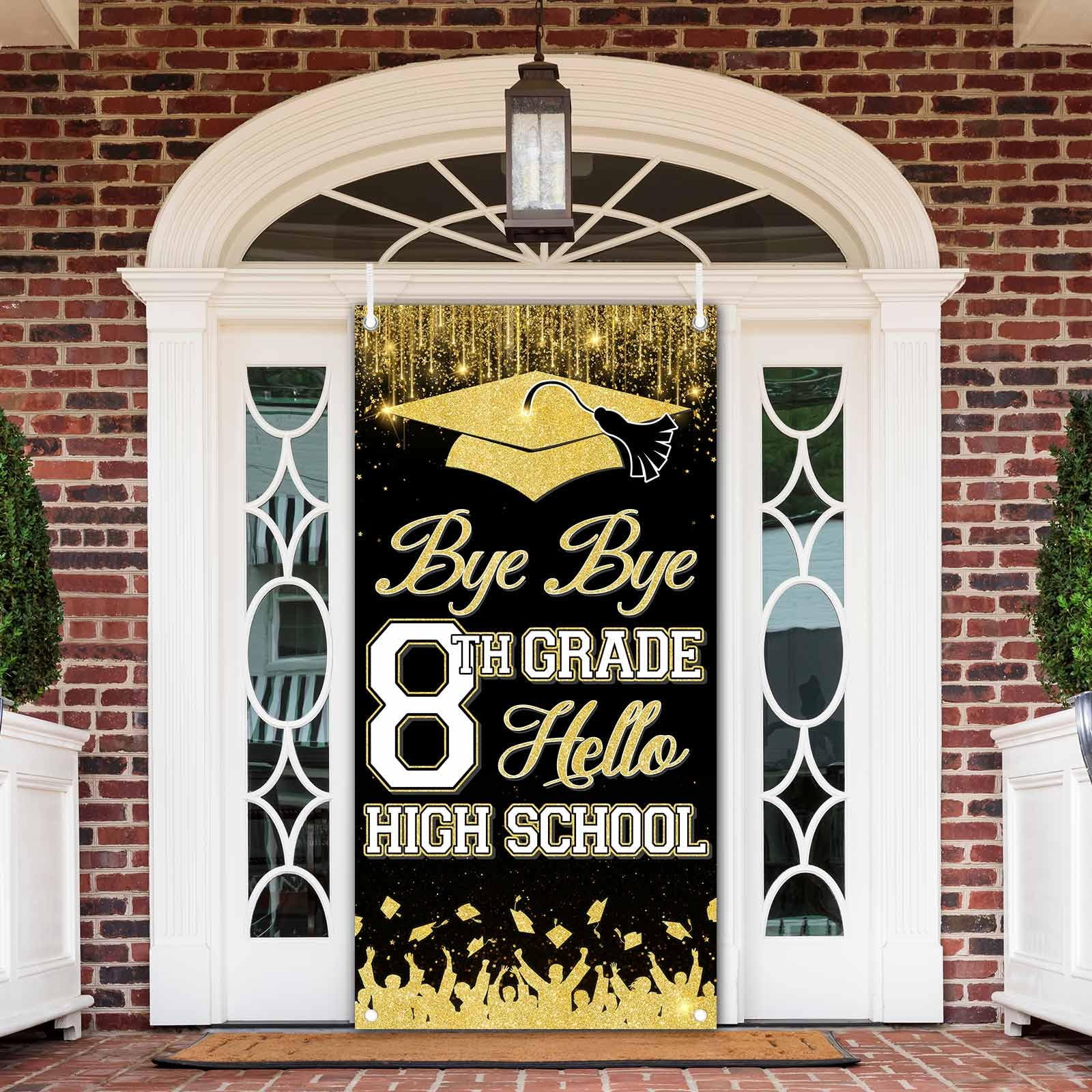 MEHOFOND 8TH Grade Graduation DHF10 Door Cover, Middle School ...