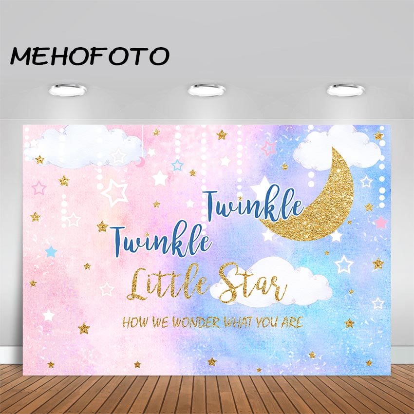 MEHOFOTO Twinkle Twinkle Backdrops Birthday Party Baby Shower ...