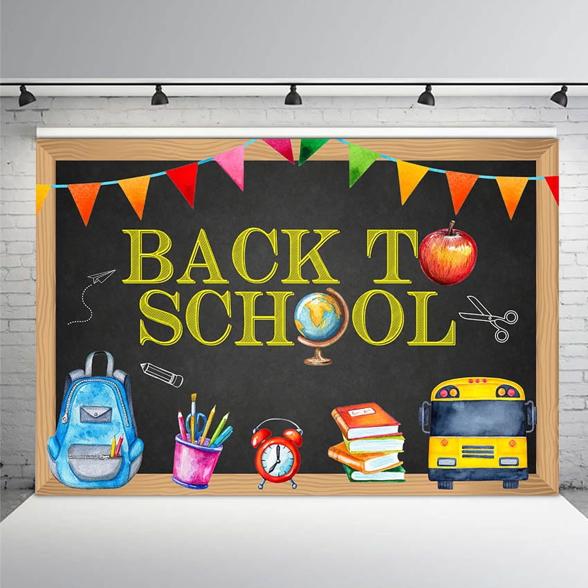 MEHOFOTO Welcome Back To School Photograph Background for Students Pen ...