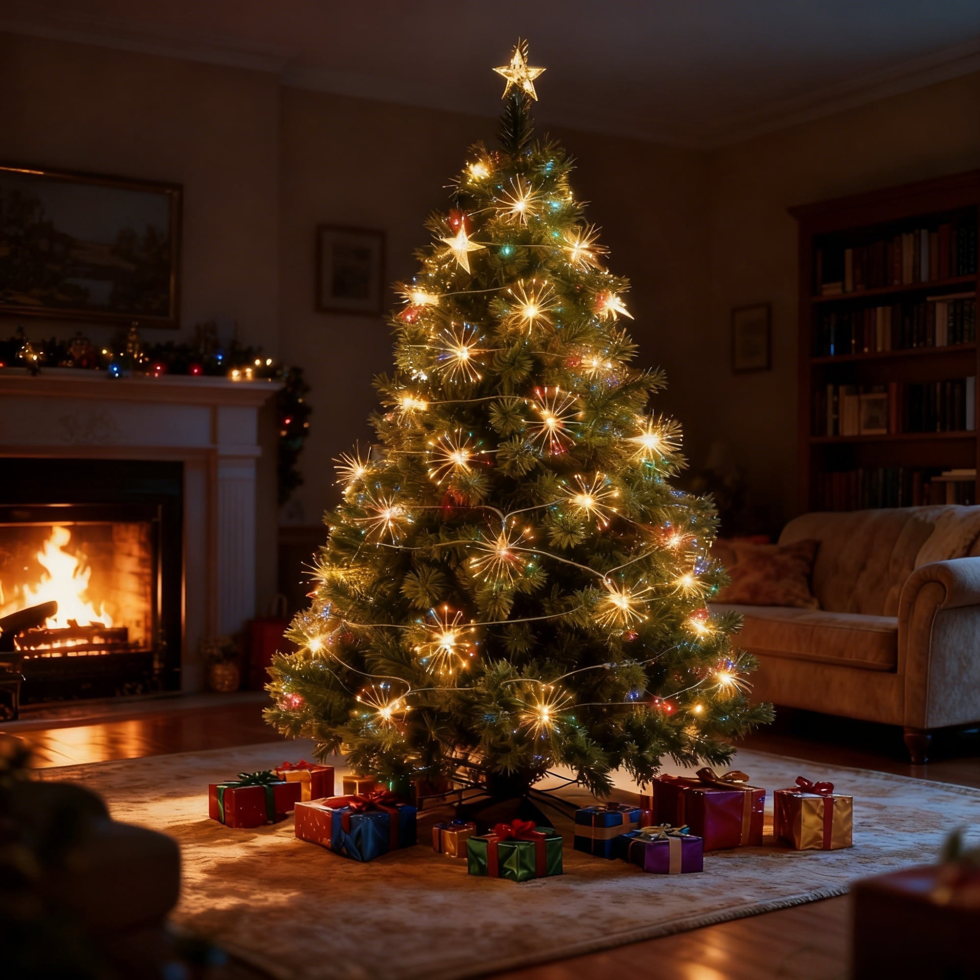 MEHOOM 100 Led Christmas Lights For Indoor And Outdoor , Warm And ...