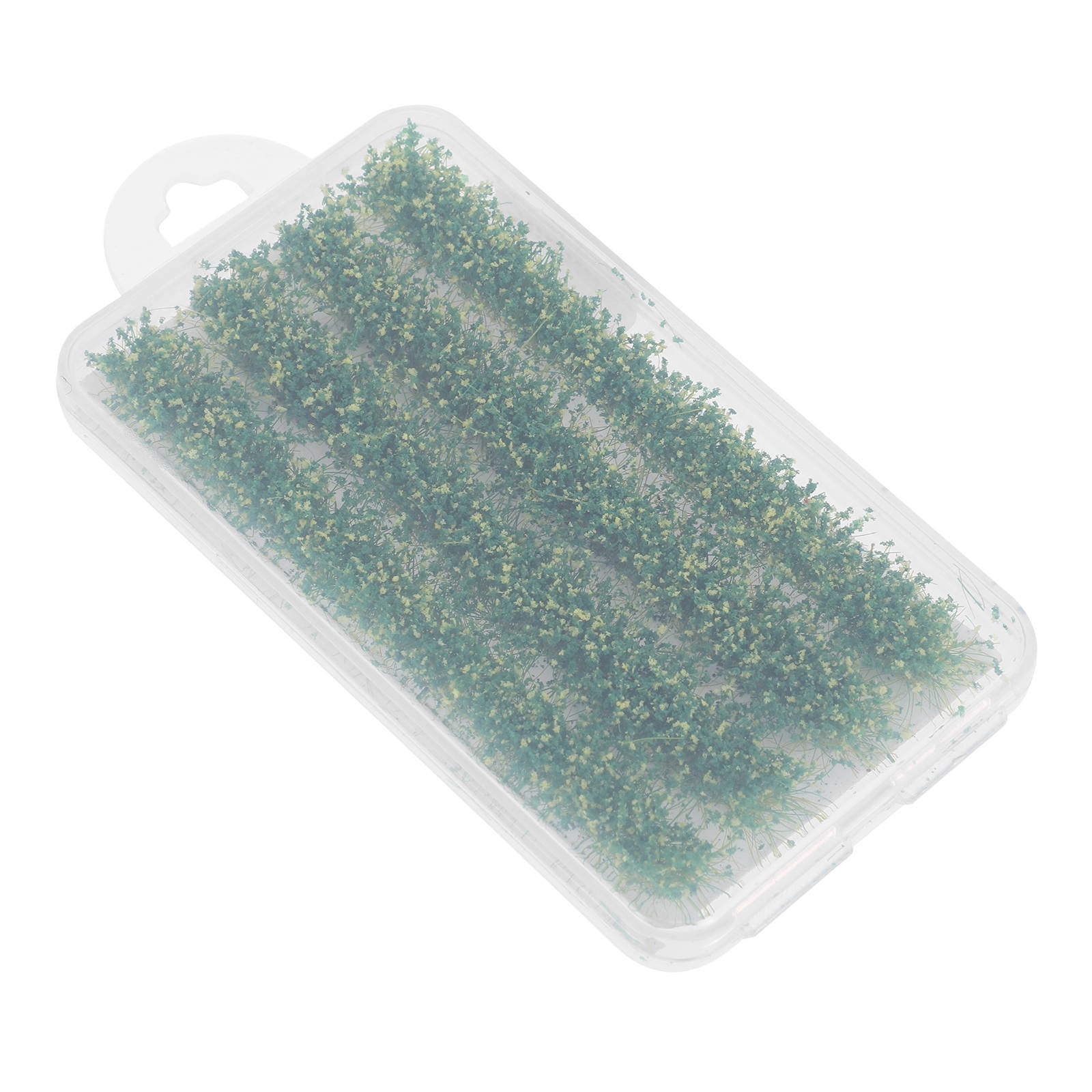 MEIBUTYUP 1 Box Static Grass Tuft Flower Cluster Green Mini Vegetation ...