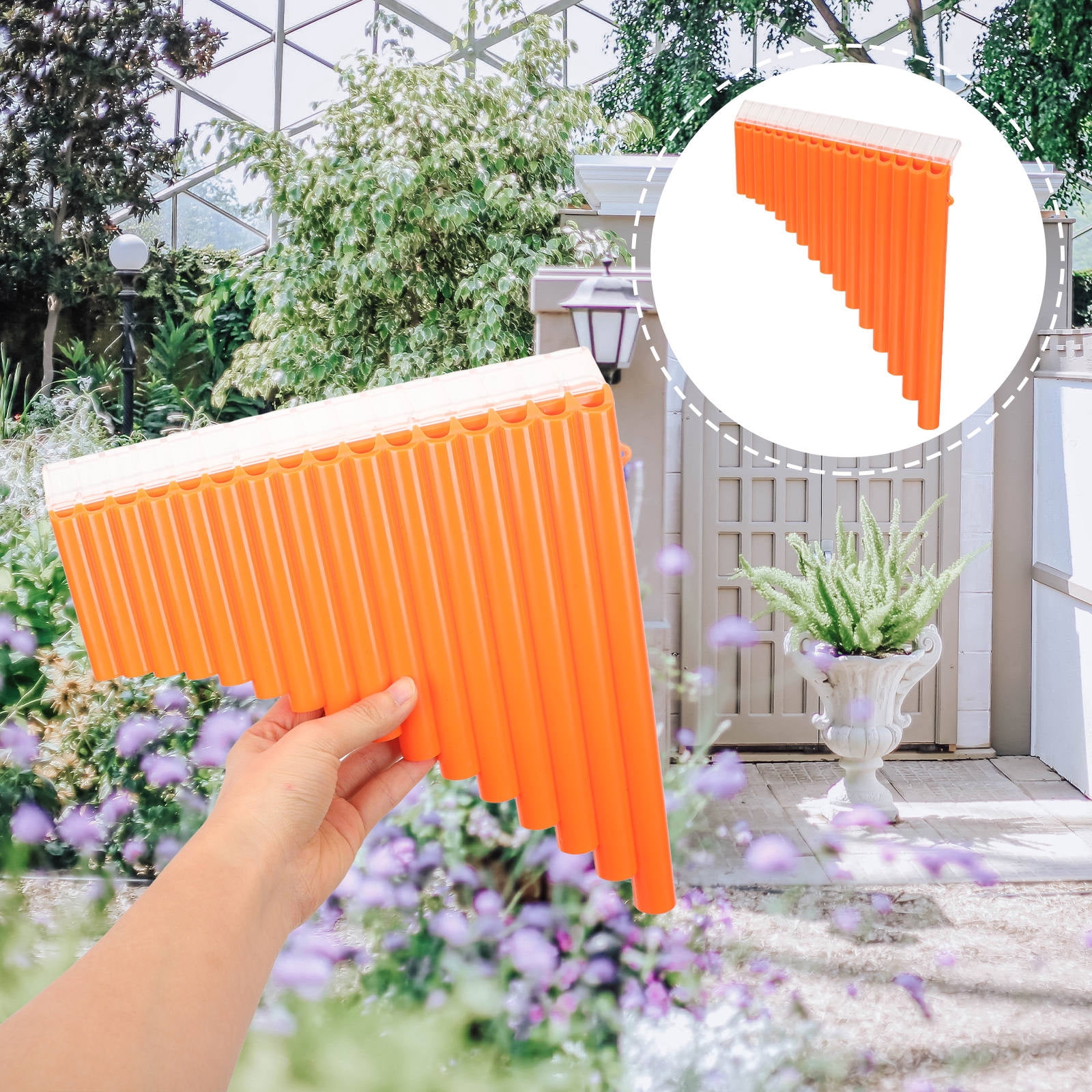 MEIBUTYUP C Key Pan Flute Lightweight ABS Resin Musical Instrument for ...